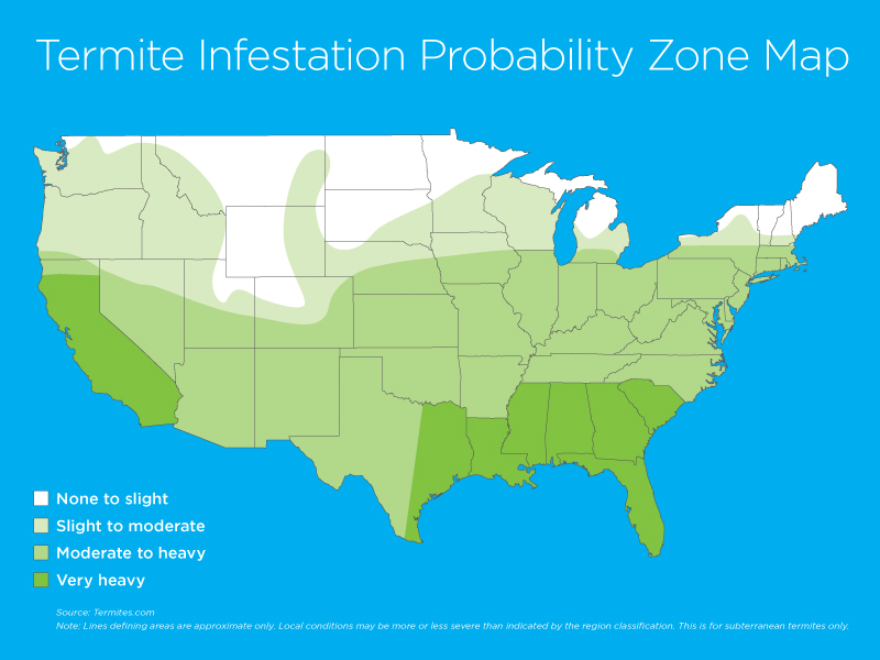 Termite Inspection: Va Termite Inspection Map Termite Inspection: Va Termite Inspection Map